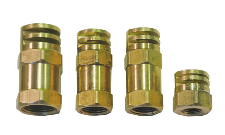 Brass boomless nozzles – Goldacres
